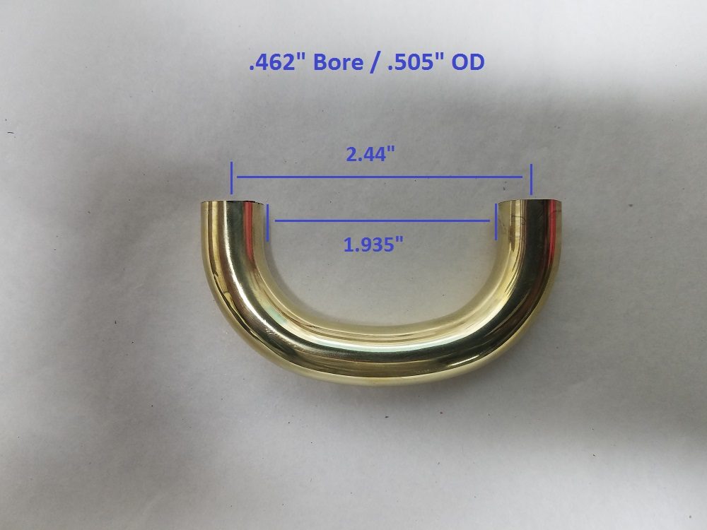 Trumpet Tuning Slide Crooks | M/K Drawing & Bending