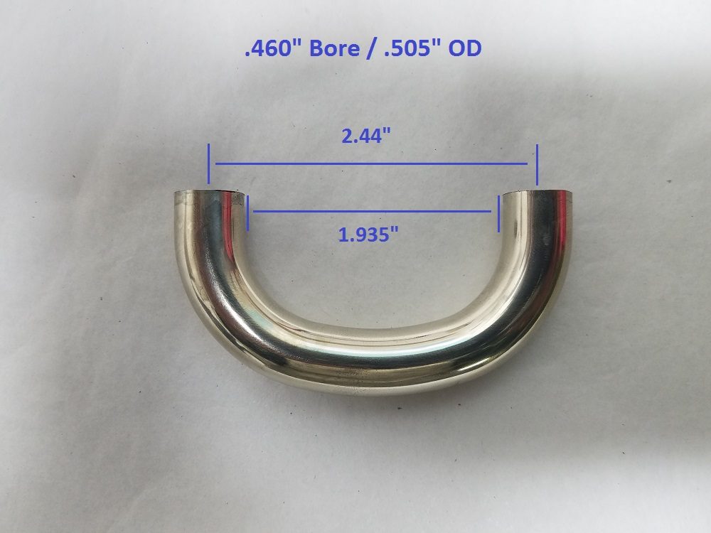Trumpet Tuning Slide Crooks | M/K Drawing & Bending