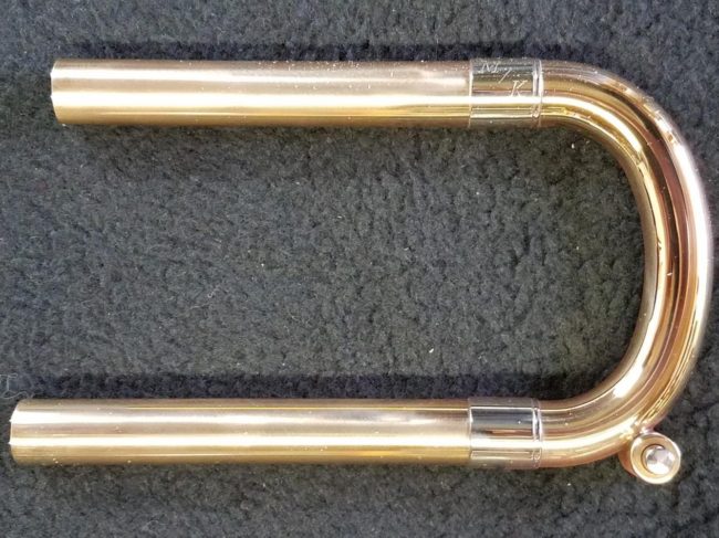Bach Trumpet Tuning Slide (Raw Finish, Bb Standard Weight, Bronze, SE ...