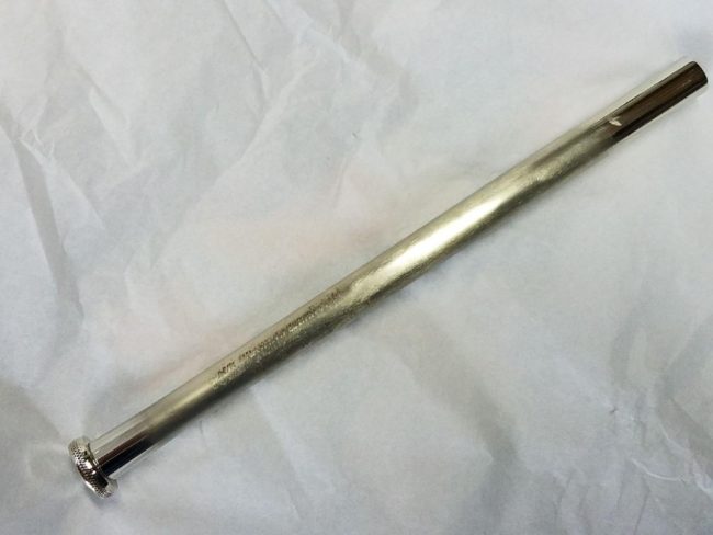 Trombone Pipe with Pull Ring (525C-N, Nickel, Tenor, .525 Bore) | M/K ...